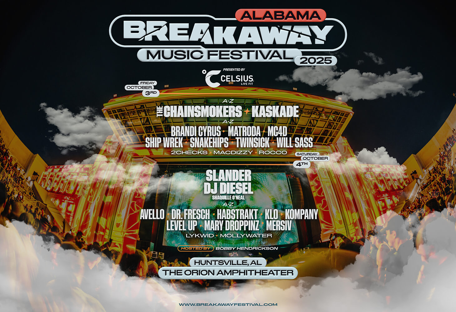 Breakaway Alabama 2025 | OCTOBER 3 – 4 | The Orion Amphitheater